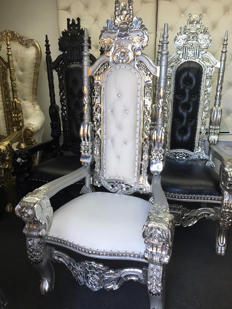 King &Queen Throne Chairs 818-636-4104 – King Thrones-Movie Prop Rental ...